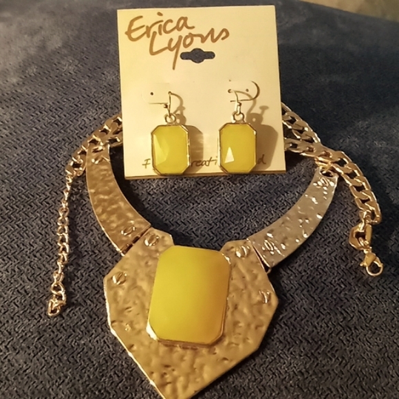Erica Lyons | Jewelry | Erica Lyons Necklace And Earrings Set | Poshmark